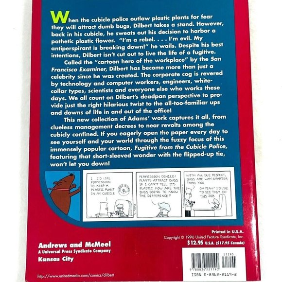 Dilbert | Accents | Fugitive From The Cubicle Police A Dilbert Book By ...
